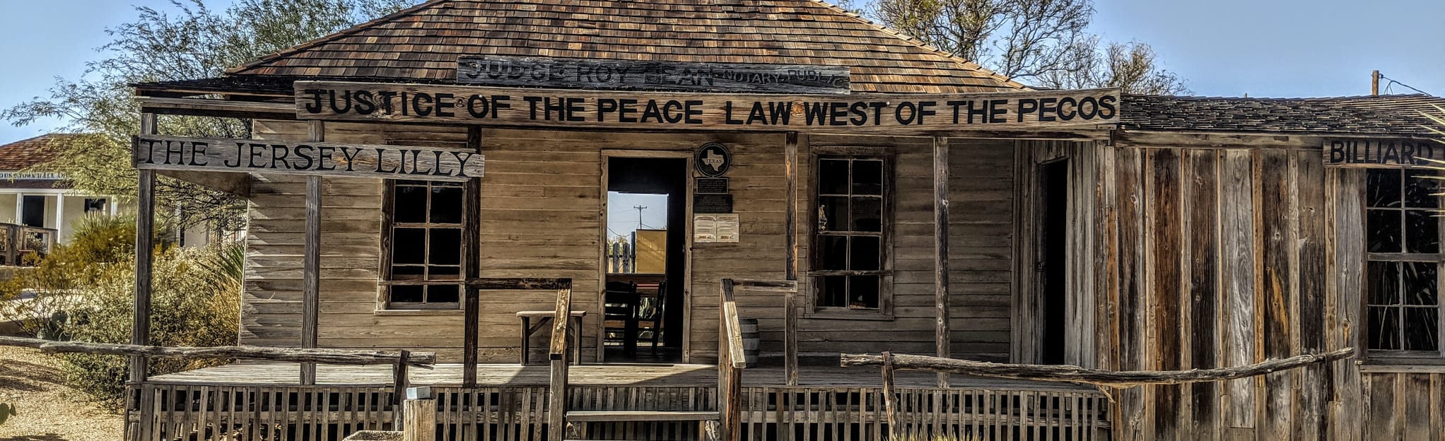 Historic Judge Roy Bean Saloon and Desert Garden | Map, Guide - Texas ...