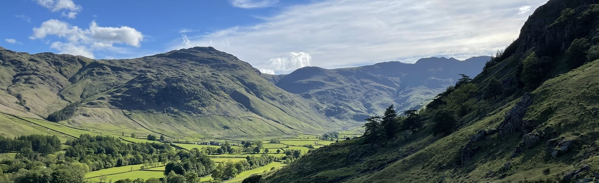 Langdale Pikes: Pavey Ark, Harrison Stickle and Pike Of Stickle ...