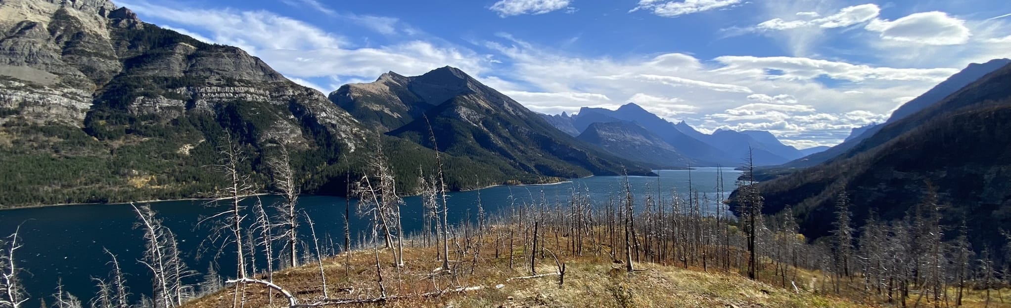 Boundary Bay from Waterton via Great Divide Trail, Alberta, Canada ...