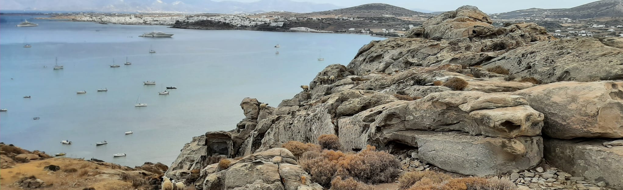 Parikia - Mycenaean Akropolis Koukounaries - Limnes Beach, Paros ...