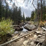 Copeland Falls via Copeland Lake and Hidden Falls Trail, Colorado - 141 ...