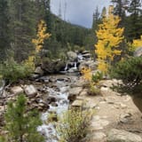 Copeland Falls via Copeland Lake and Hidden Falls Trail, Colorado - 141 ...
