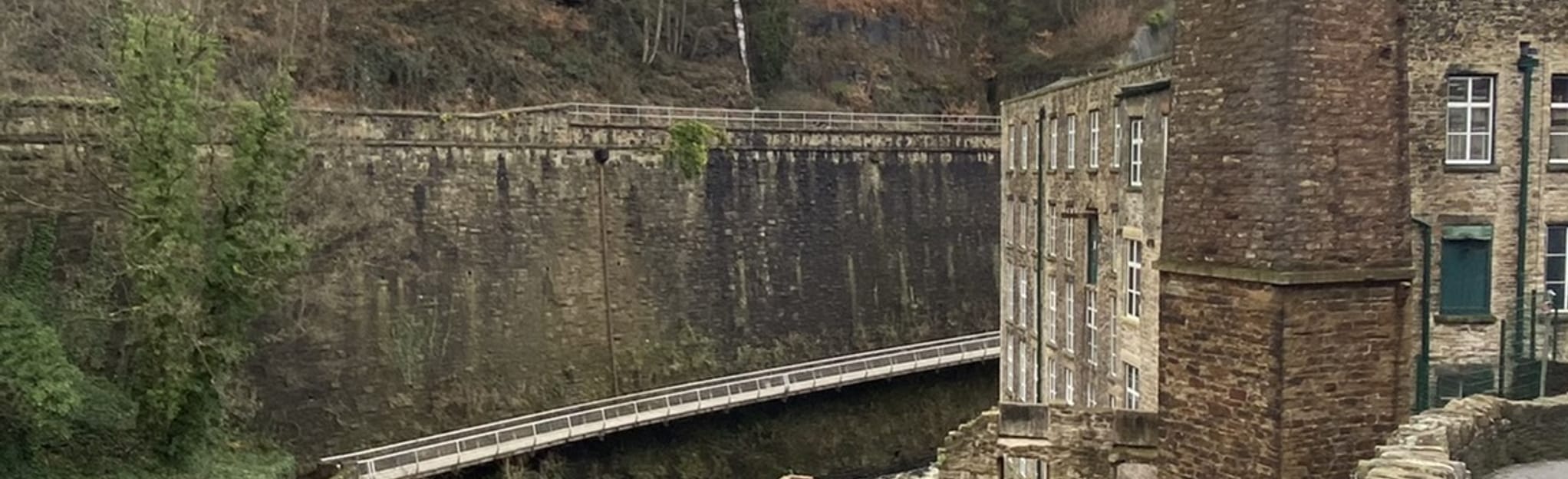 New Mills and the Torrs Millenium Walkway via Goytside Meadows: 85 ...
