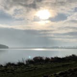 Blithfield Reservoir Blue and Yellow Circular, Staffordshire, England ...