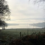 Blithfield Reservoir Blue and Yellow Circular, Staffordshire, England ...