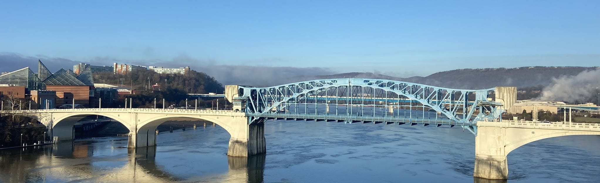 Walnut Street Pedestrian Bridge to Bluff View Loop, Tennessee - 448 ...