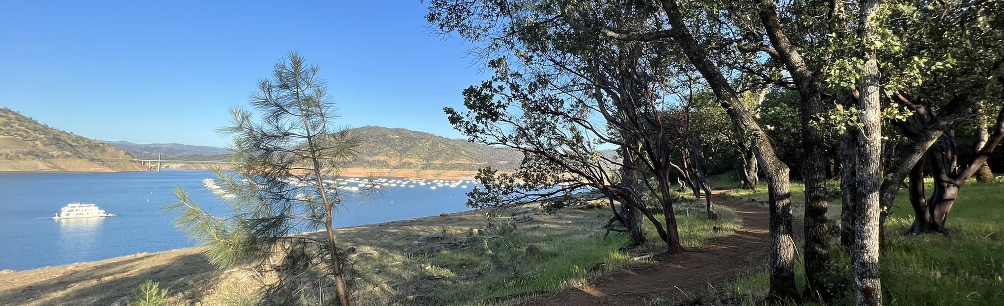Lake Oroville Bidwell Canyon and Loafer Creek Mountain Bike Ride | Map ...