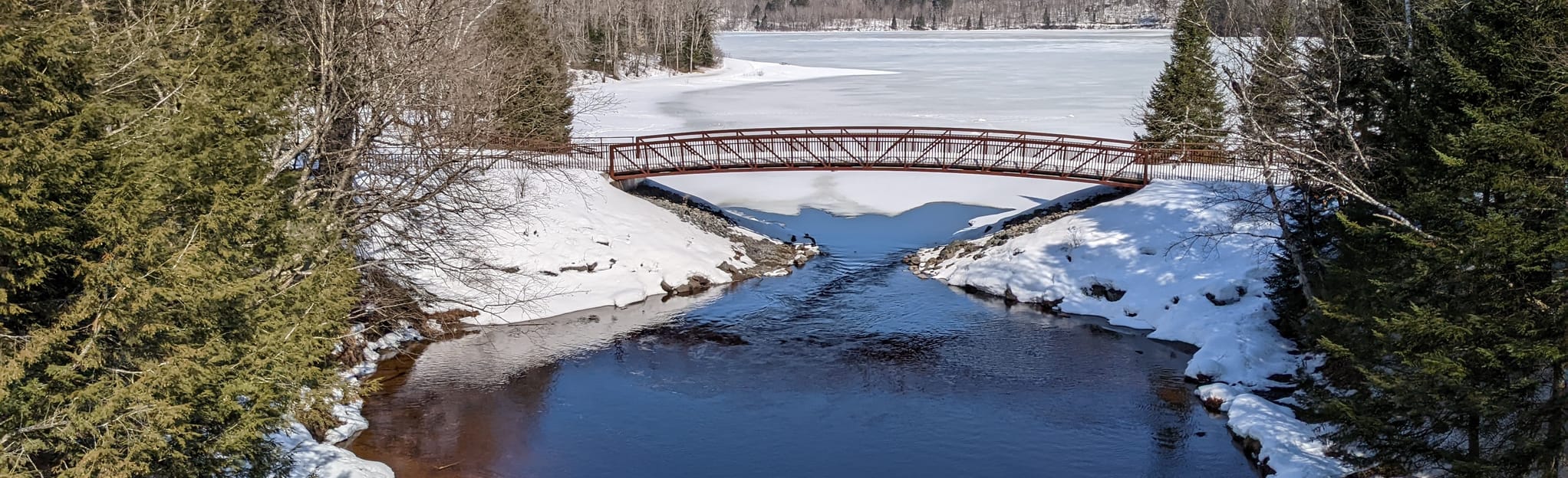 Arrowhead Lake Campground Loop (Winter Route), Ontario, Canada - 53 ...
