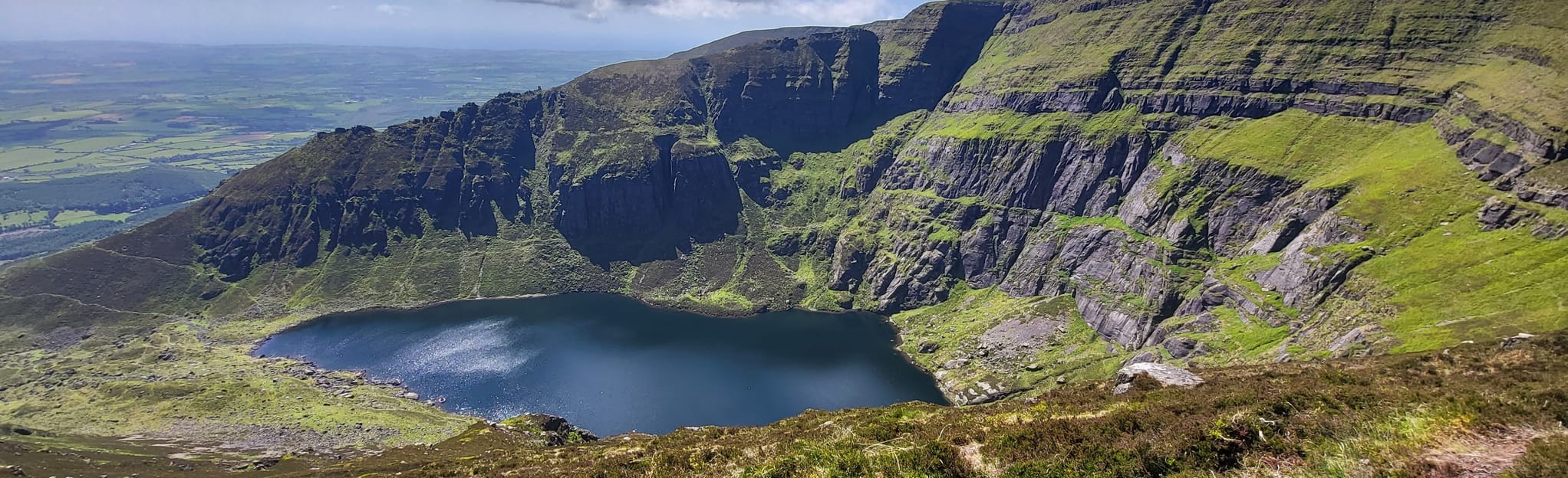 Coumshingaun Lough and Kilclooney Loop, County Waterford, Ireland ...