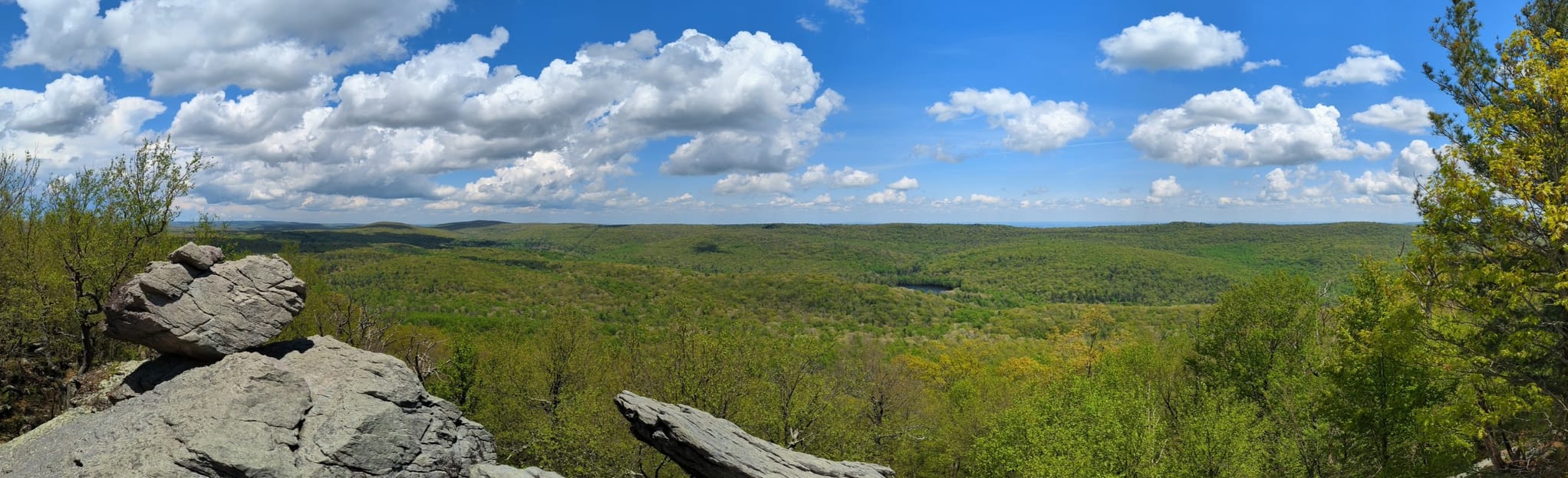 Chimney Rocks via Hermitage and Appalachian National Scenic Trail ...