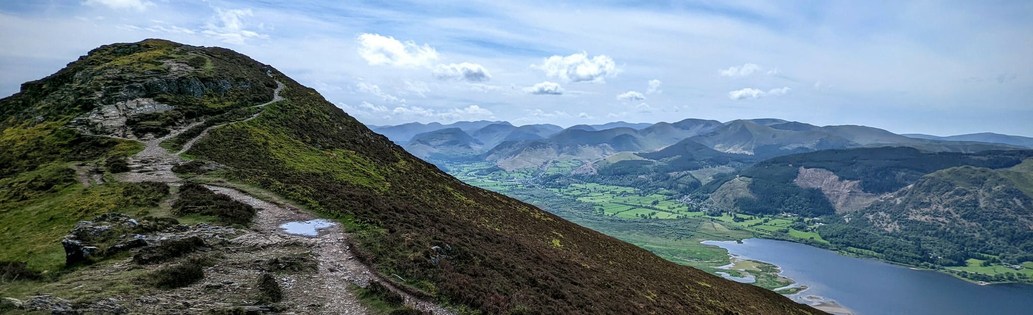 Dodd Wood, Longside Edge and Skiddaw Circular - Cumbria, England ...