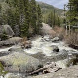 Copeland Falls via Copeland Lake and Hidden Falls Trail, Colorado - 141 ...