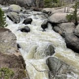Copeland Falls via Copeland Lake and Hidden Falls Trail, Colorado - 114 ...