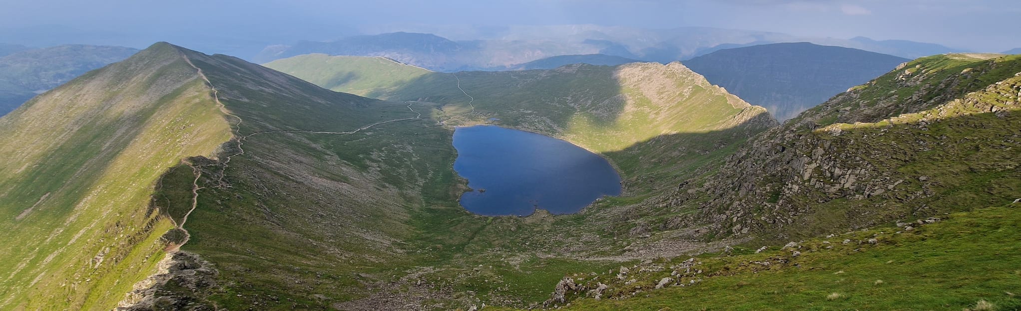 Grasmere to Thirlspot via Helvellyn Summit, Cumbria, England - 20 ...