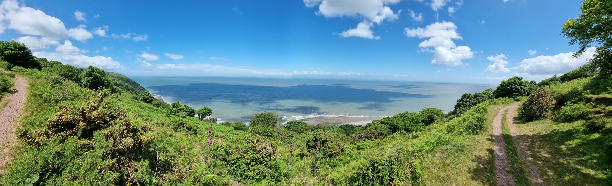 South West Coast Path: Minehead to County Gate: 20 Reviews, Map ...