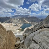Sawtooth Peak via Sawtooth Pass and Monarch Lakes Trail, California ...