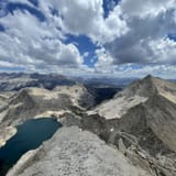Sawtooth Peak via Sawtooth Pass and Monarch Lakes Trail, California ...