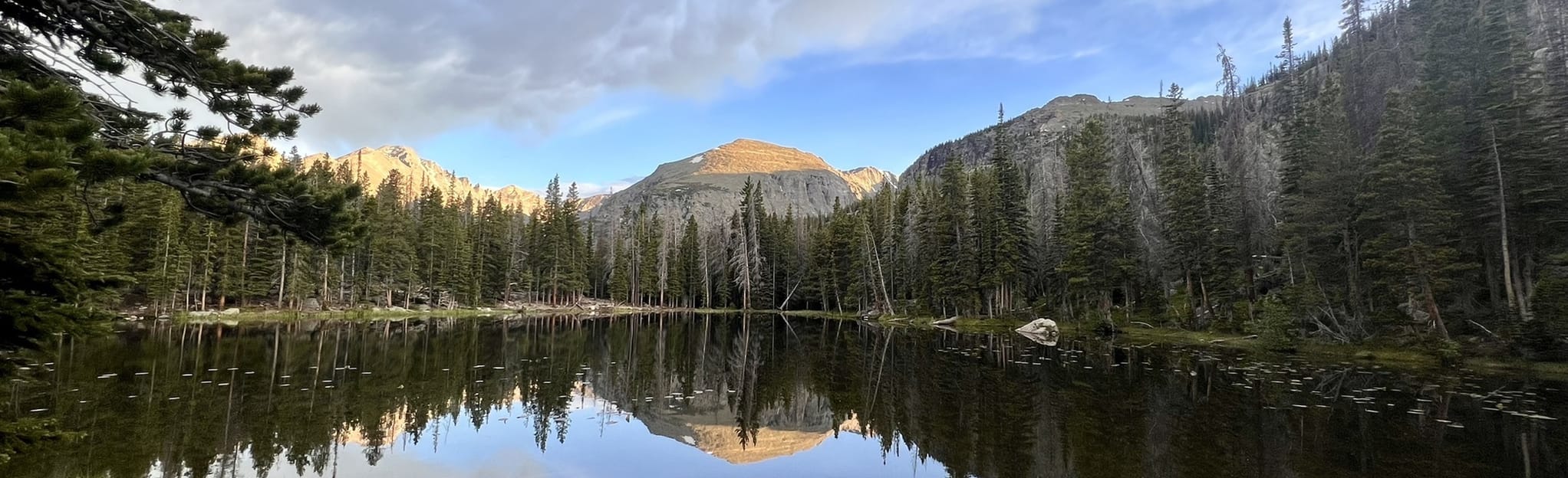 Nymph, Dream, Emerald, and Haiyaha Lakes via Nymph Lake Trail, Colorado ...