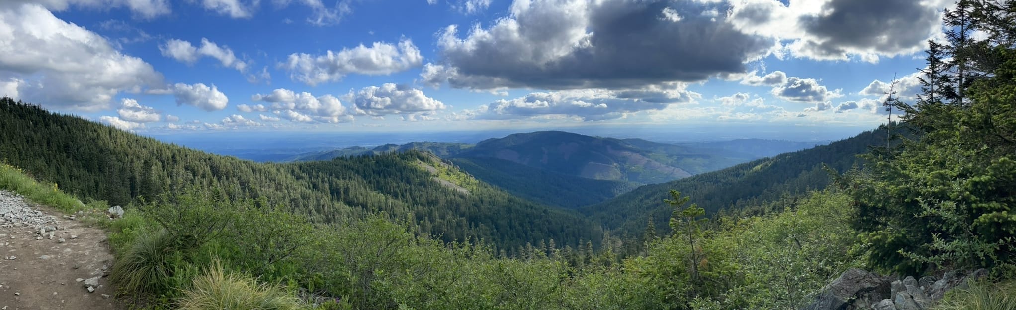 Silver Star Mountain and Rock Creek Falls via Tarbell and Pyramid Loop ...