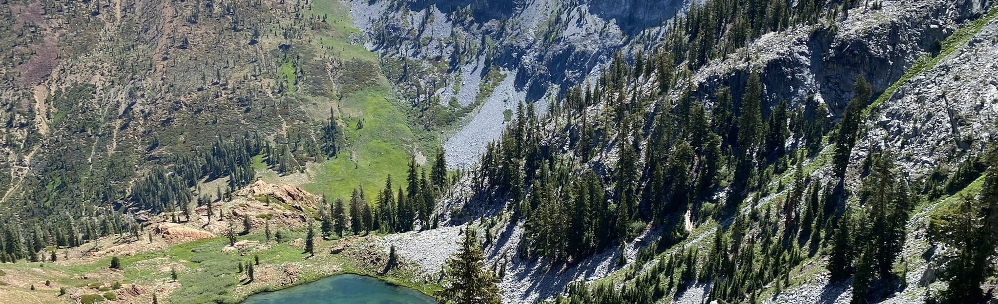 Echo Lake, Summit Lake, Diamond Lake and Luella Lake via Stoney Ridge ...
