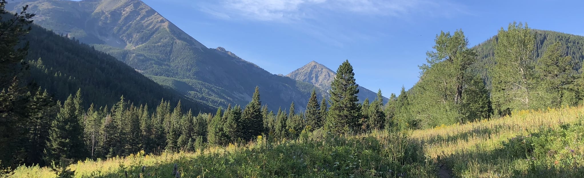 Spanish Lakes and Mirror Lake via South Fork Spanish Creek Trail ...