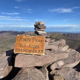 Red Castle Lake and King's Peak Loop from China Meadows, Wyoming - 55 ...
