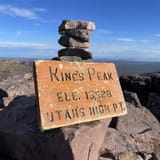 Red Castle Lake and King's Peak Loop from China Meadows, Wyoming - 55 ...