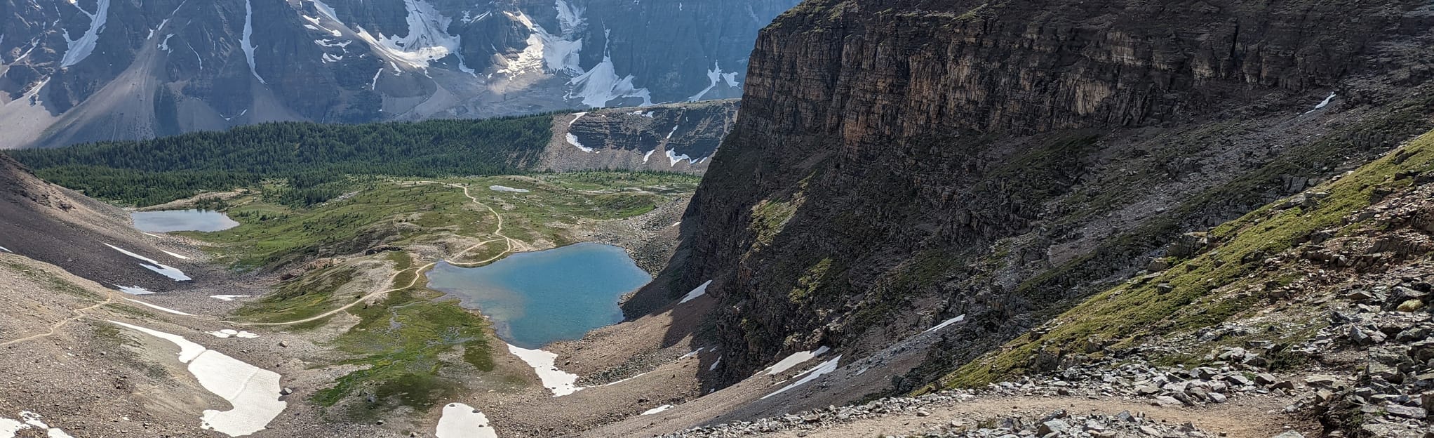 Giant Steps and Moraine Lake via Paradise Valley Trail - Alberta ...