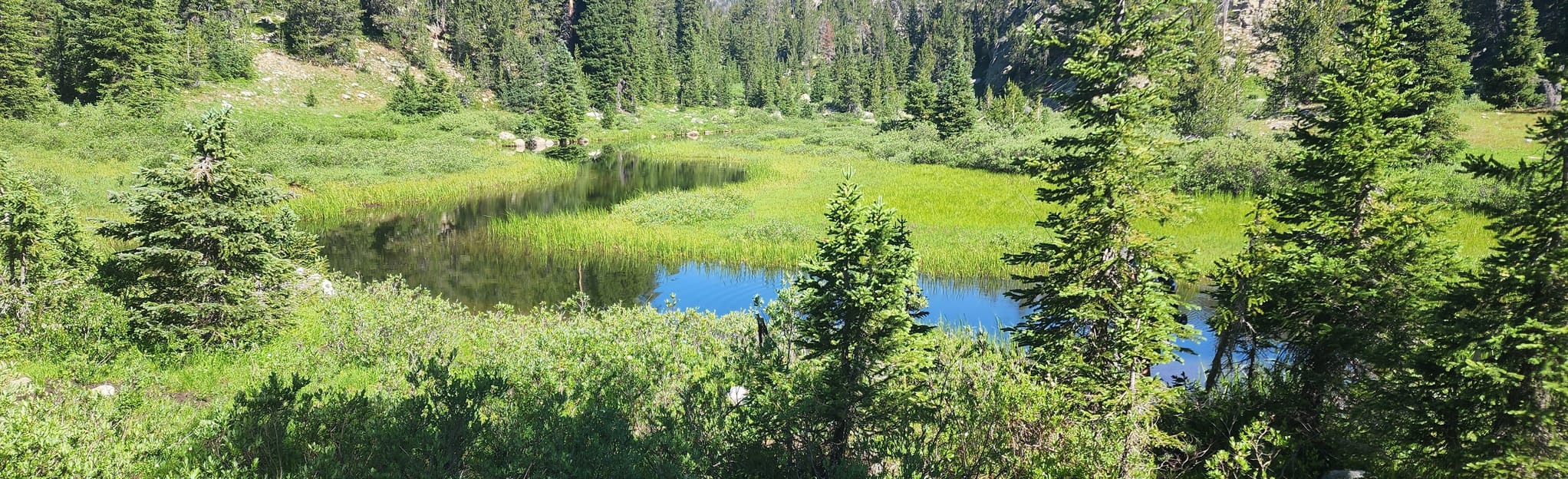 Cook Lake Trail via Pole Creek and Highline Trails, Wyoming - 29 ...