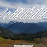 Upper Dungeness Trail to Constance Pass trail Junction, Washington ...