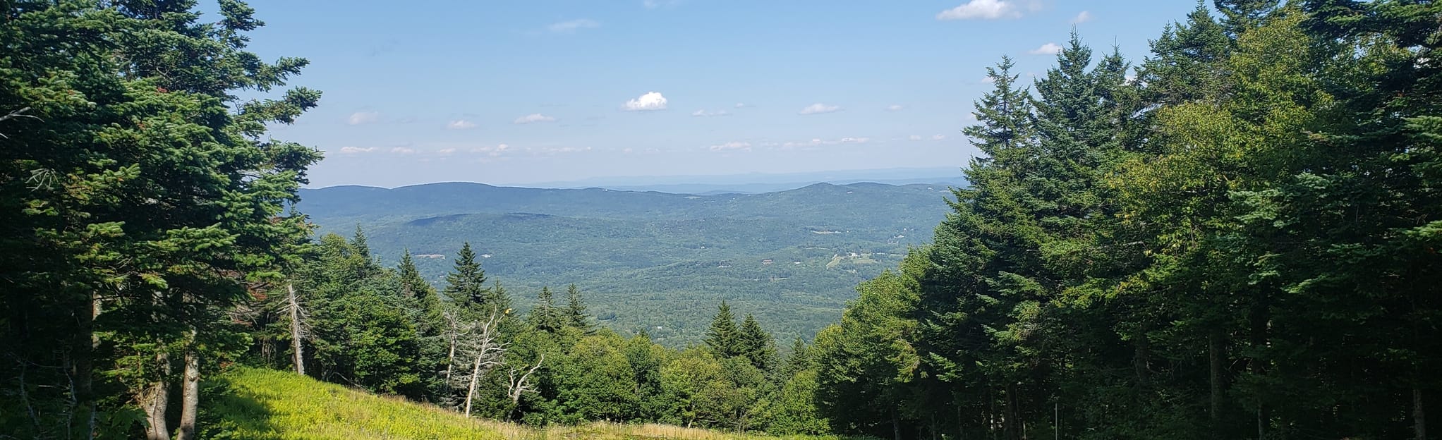 Haystack Mountain and Mount Snow via Deerfield Ridge Trail, Vermont ...