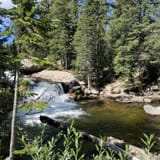 Copeland Falls via Copeland Lake and Hidden Falls Trail, Colorado - 114 ...