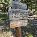 Copeland Falls via Copeland Lake and Hidden Falls Trail, Colorado - 114 ...