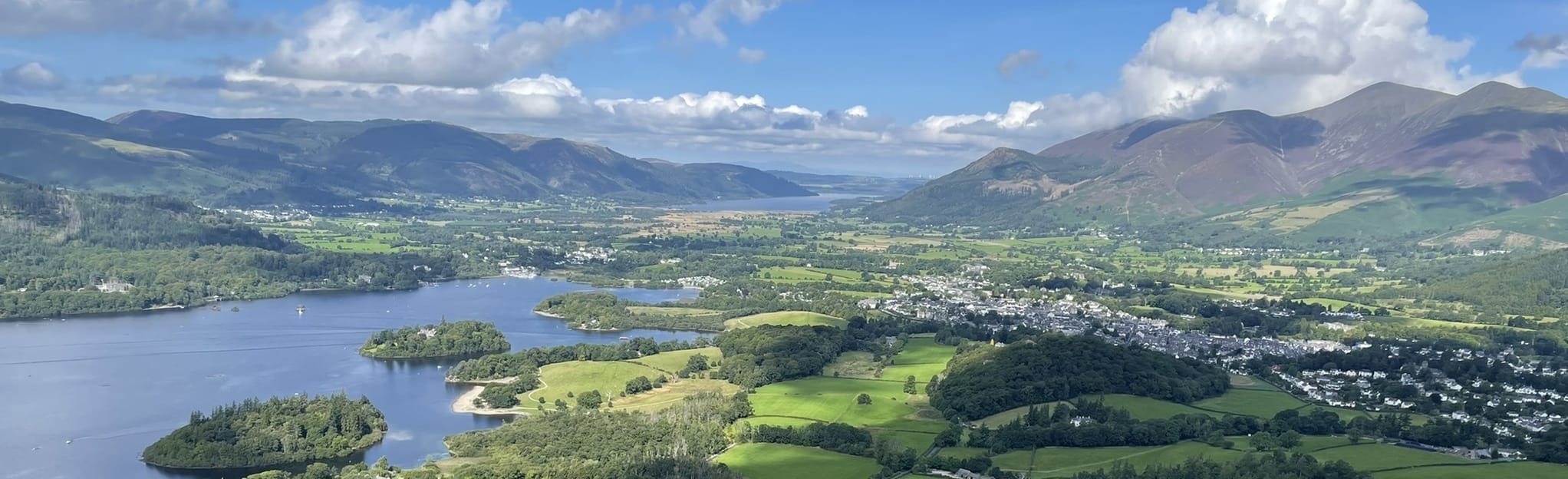 Calfclose Bay, Walla Crag and Ashton Bridge Circular - Cumbria, England ...