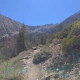 Matlock Lake via Kearsarge Pass and Matlock Lake Trail, California ...