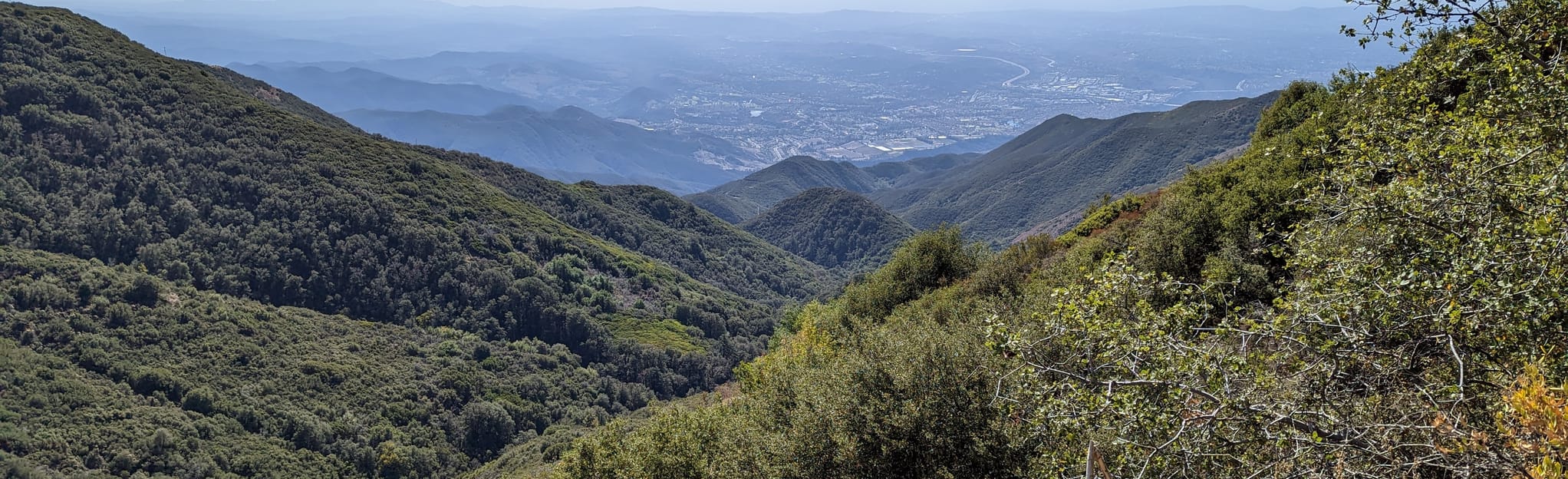 Modjeska and Santiago Peak via Maple Springs and Main Divide Loop: 1. ...