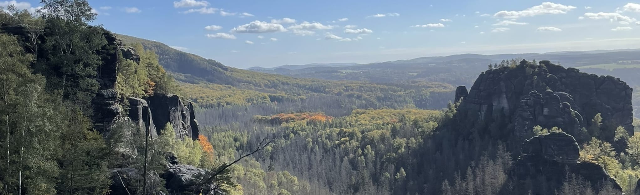 Schmilka - Großer Winterberg - Elbaussicht - Breite-Kluft-Aussicht ...