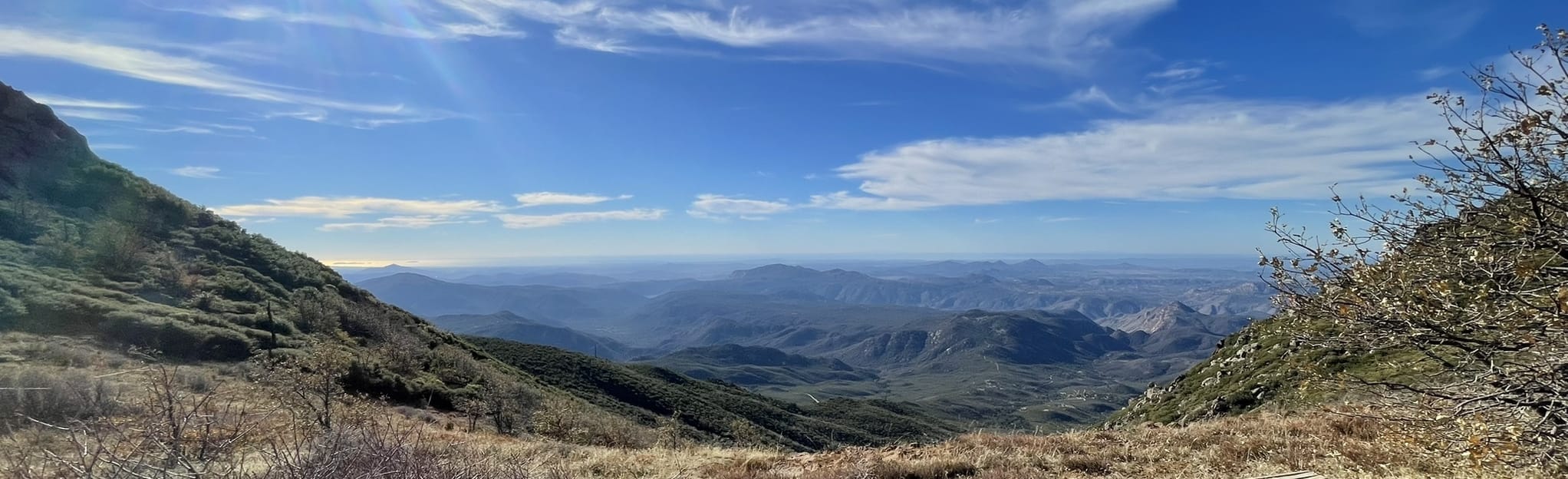 Cuyamaca Peak from Paso Picacho Campground via Lookout Road, California ...