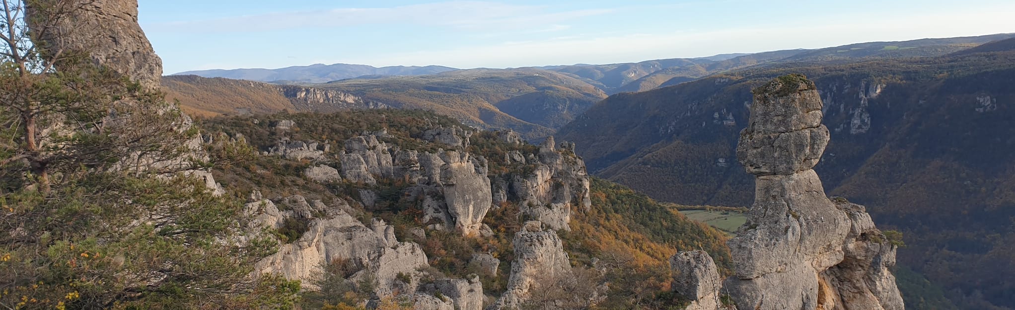 The Rochers de Roques Altès and the Corniche du Rajol - Aveyron, France ...