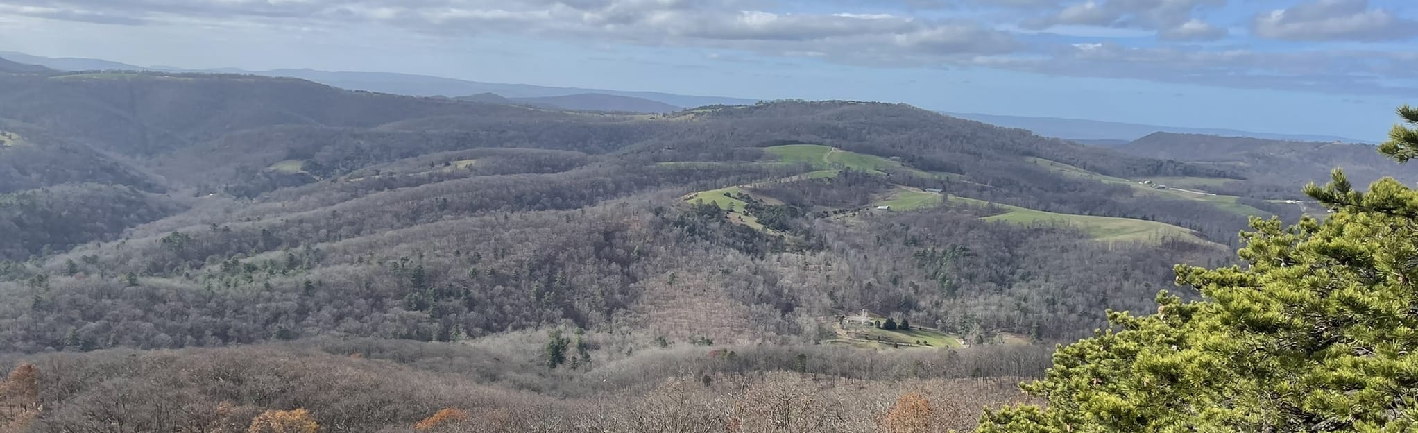 Cheeks Rocks, Miller's Rock, and Fire Tower via Big Ridge Trail, West ...