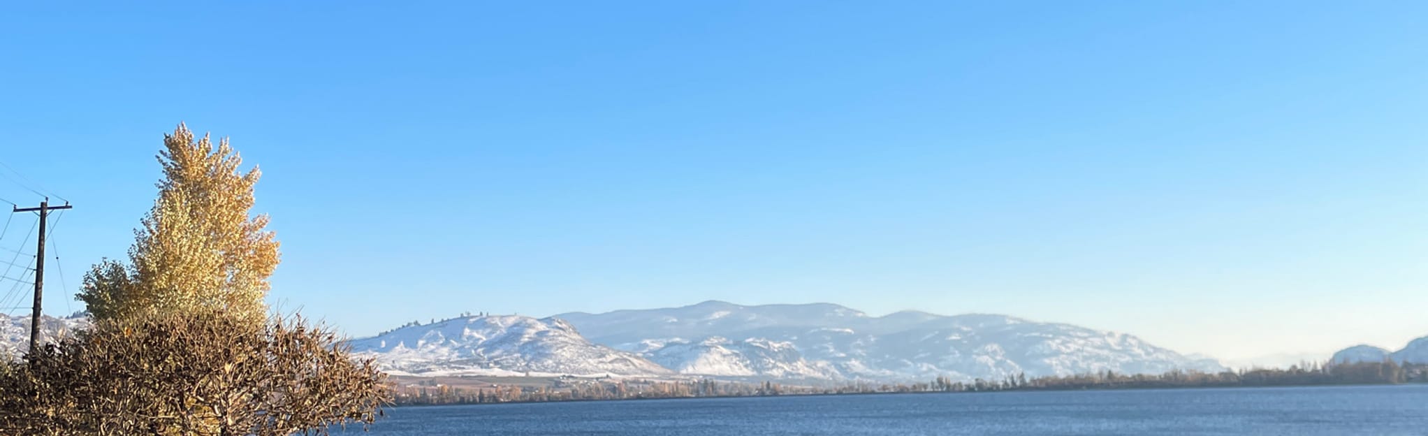 Gyro Beach and Desert Sunrise Marina from Downtown Osoyoos, British ...