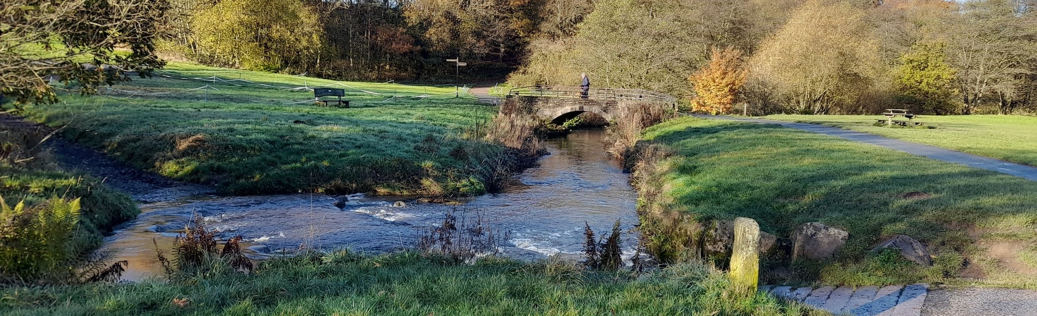 Cuerden Park and River Lostock Circular, Lancashire, England - 132 ...