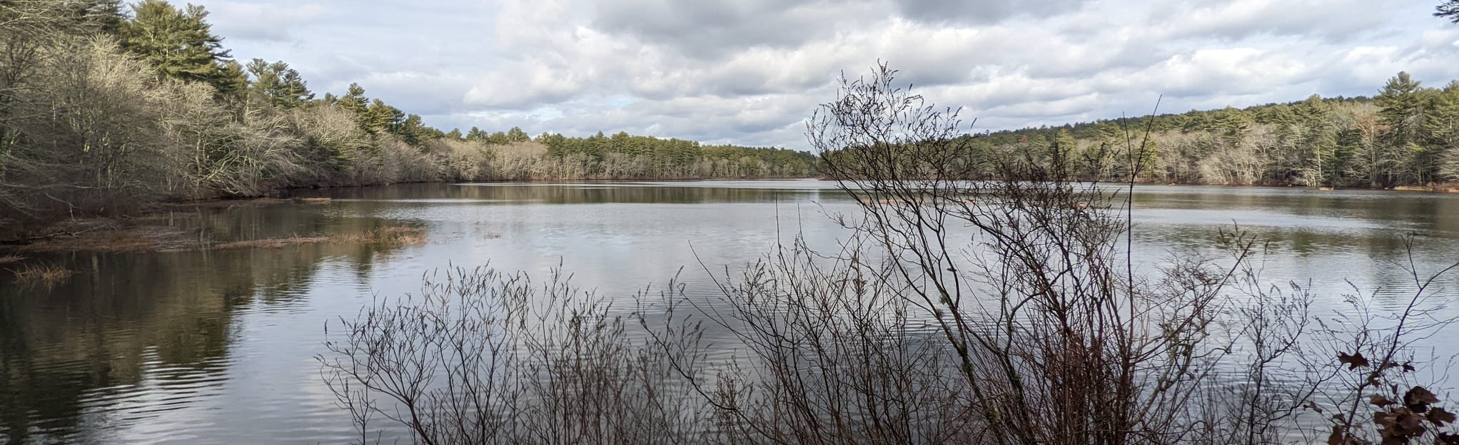 Breakheart Pond via Frosty Hollow Road and Hicks Trail, Rhode Island ...