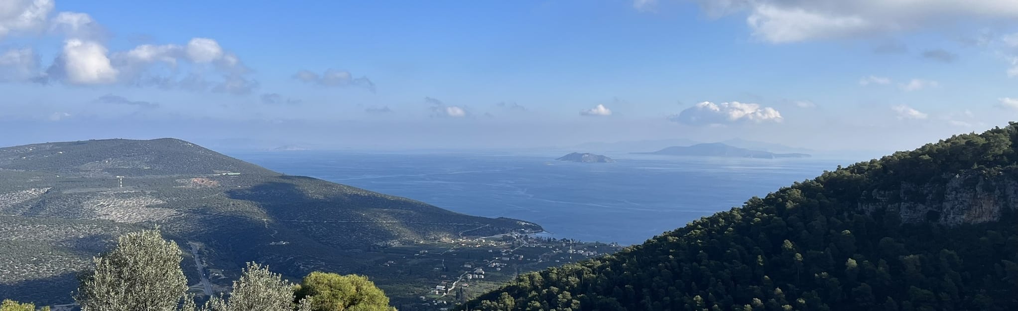 Palea Epidavros to Akros Hill eastern slopes Loop, Peloponnese, Greece ...