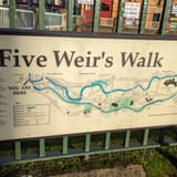 Five Weirs Walk: Lady's Bridge to Meadowhall, South Yorkshire, England ...