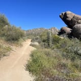 Balanced Rock via Bootlegger, Saddlehorn and Granite Mtn Trail, Arizona ...