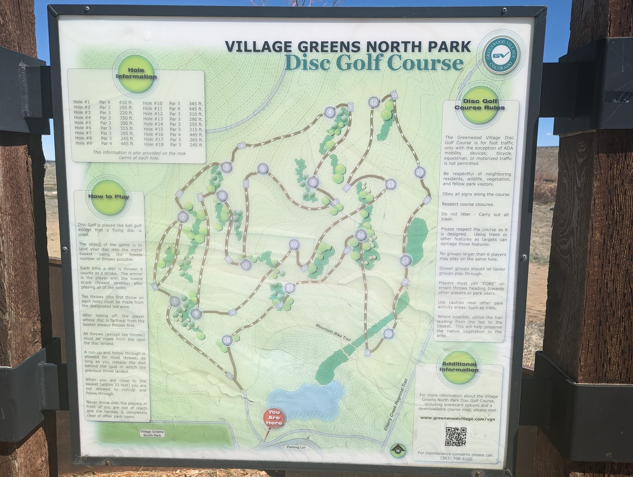 Village greens bike park store