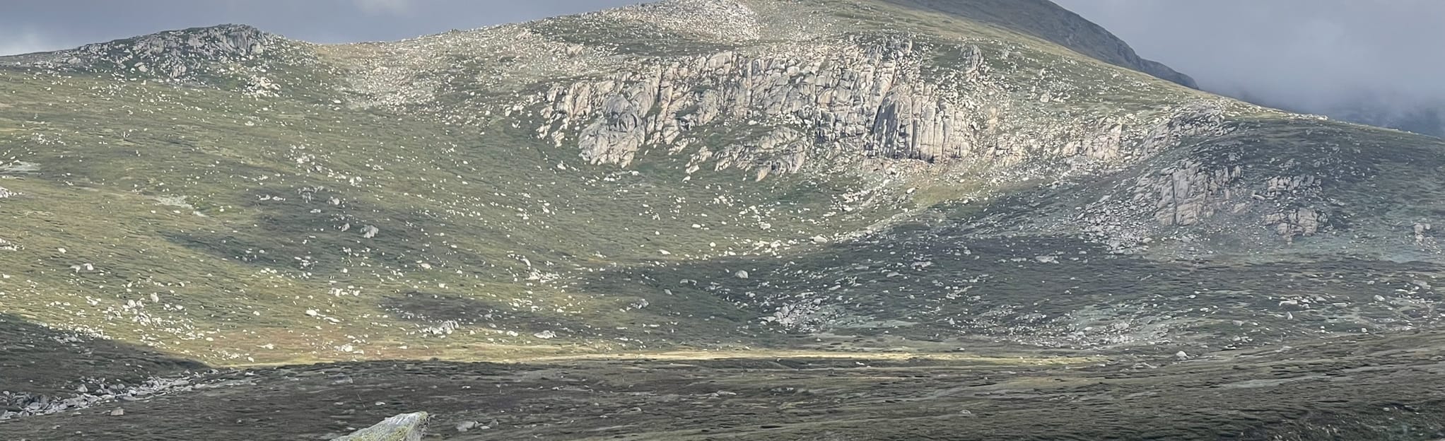 Little Twynam and Mount Twynam from Charlotte Pass, New South Wales ...