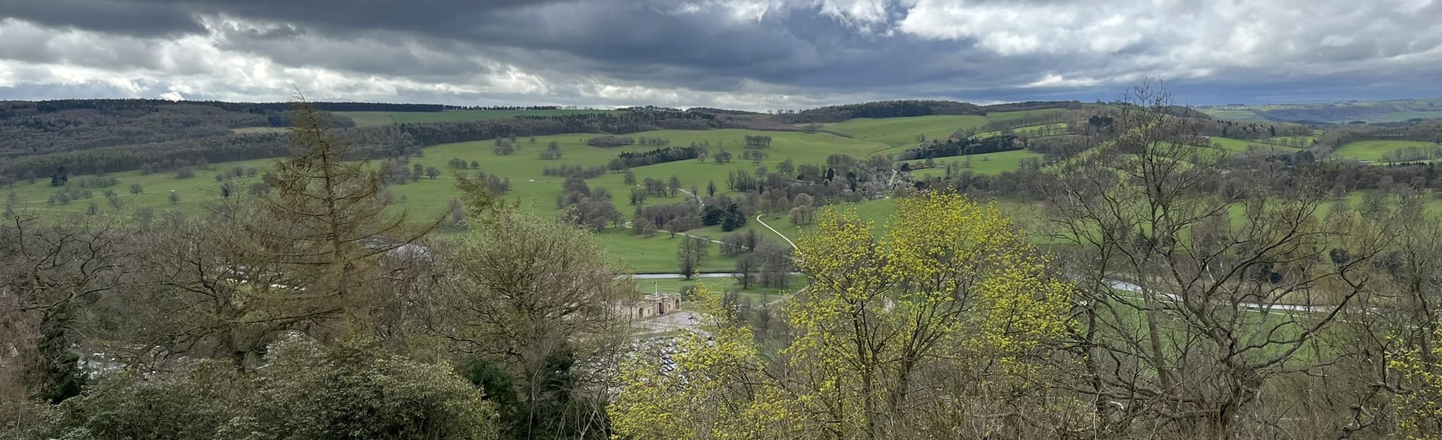 Baslow Chatsworth Waterfalls - Hunting Tower Circular, Derbyshire ...