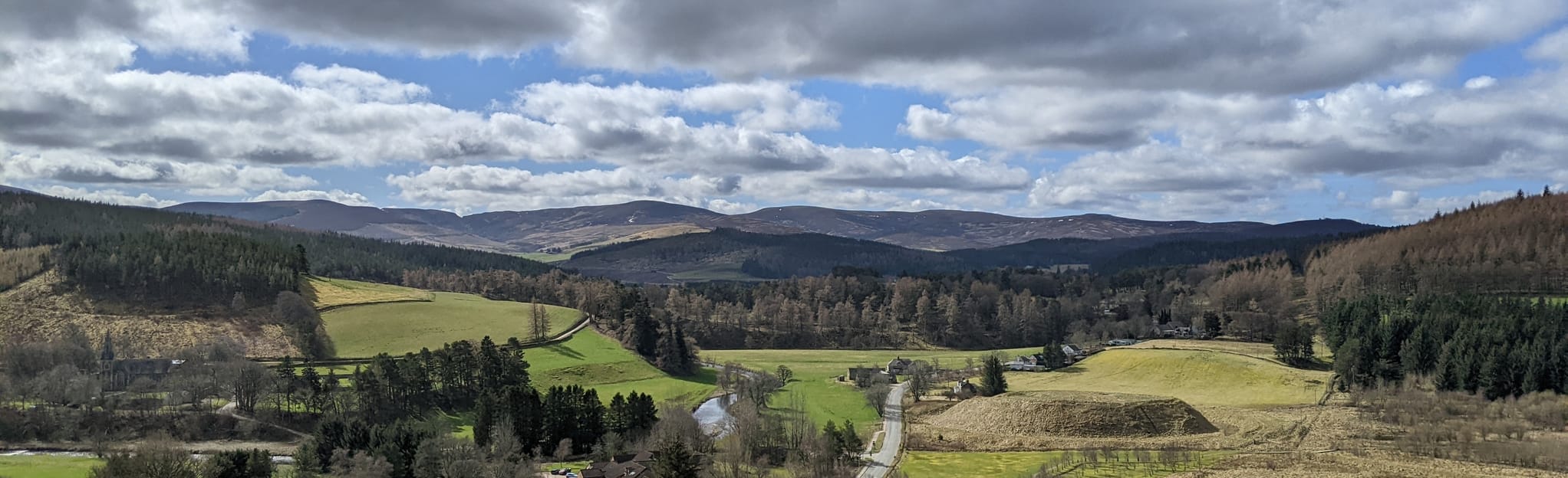 Bellabeg, Bunzeach Forest, and Lonach Hall Circular, Aberdeenshire ...